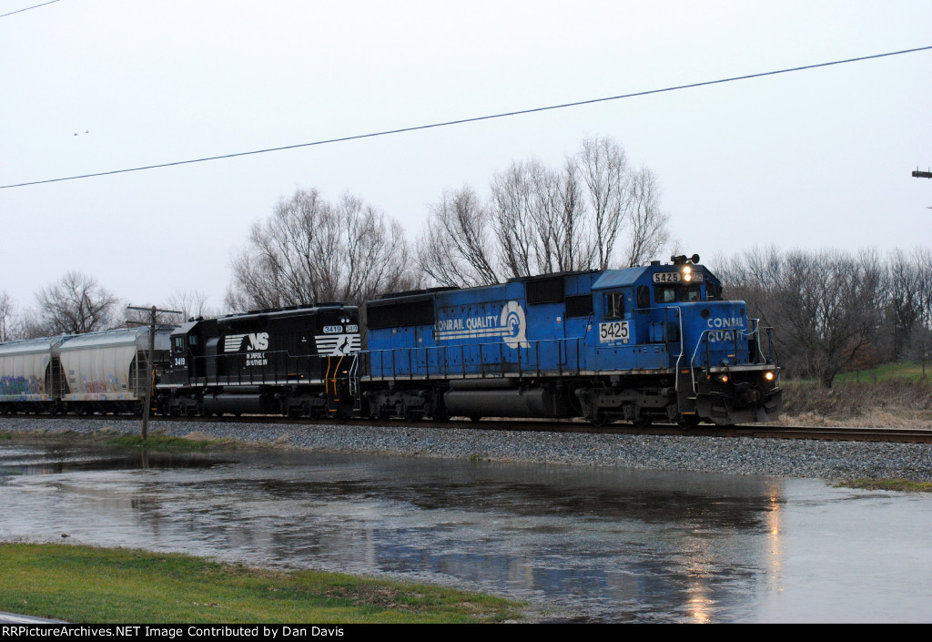 Passing a frozen pond